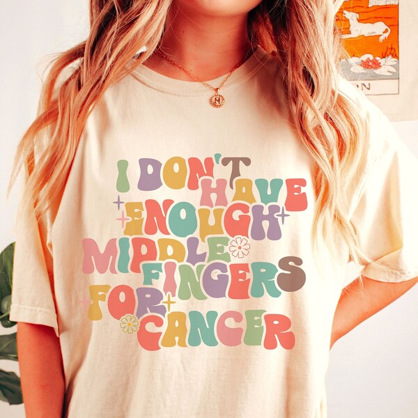 Middle Fingers Cancer - Etsy