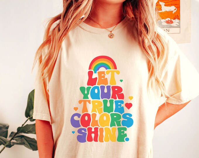 Let Your True Colors Shine Png, Rainbow Pride Png, Bisexual Png, Gay ...