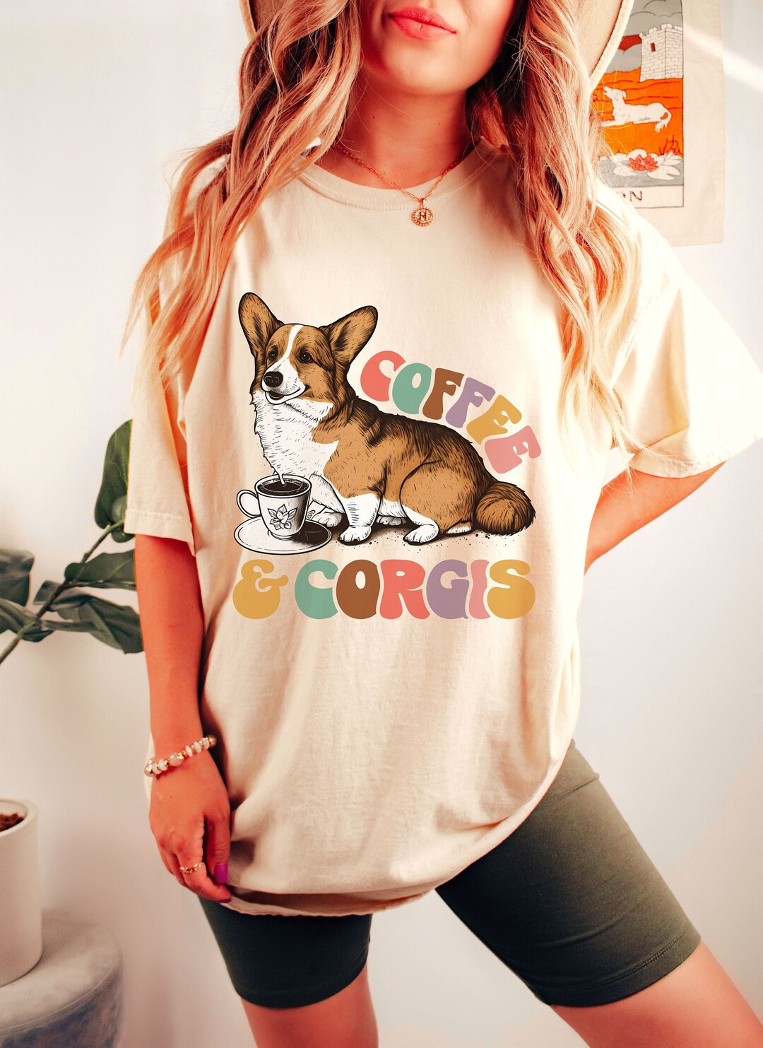 Coffee and Corgis Png Funny Dog Design Coffee Lover Png - Etsy