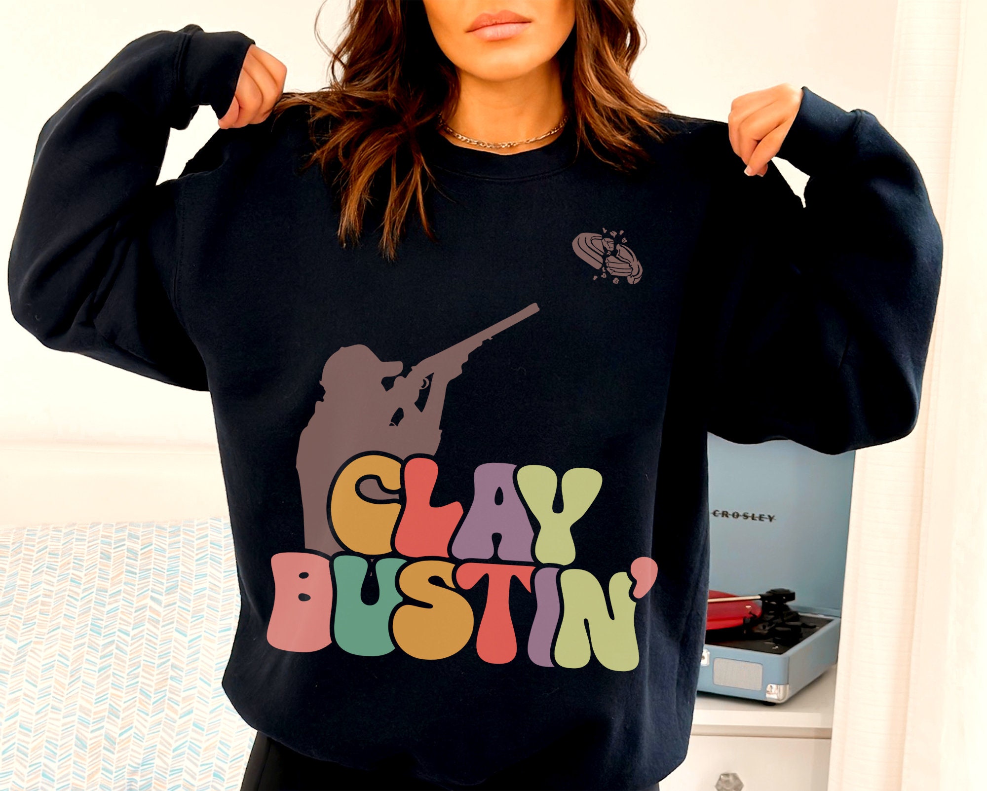 Clay Bustin Png Funny Skeet Shooter Design Shotgun Sport - Etsy