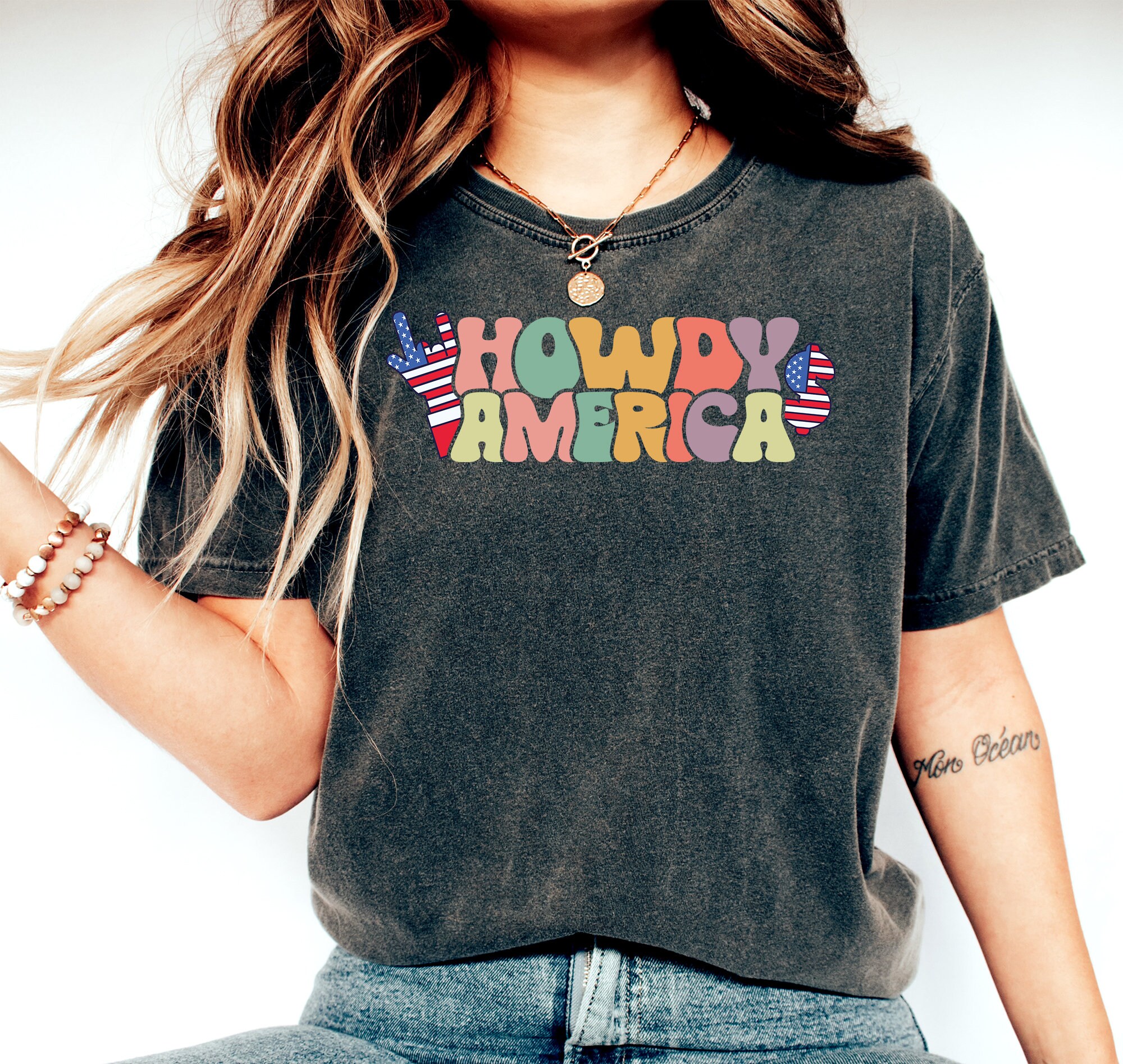 Howdy America Png, Fourth of July Png, Independence Day Png, Happy 4th ...