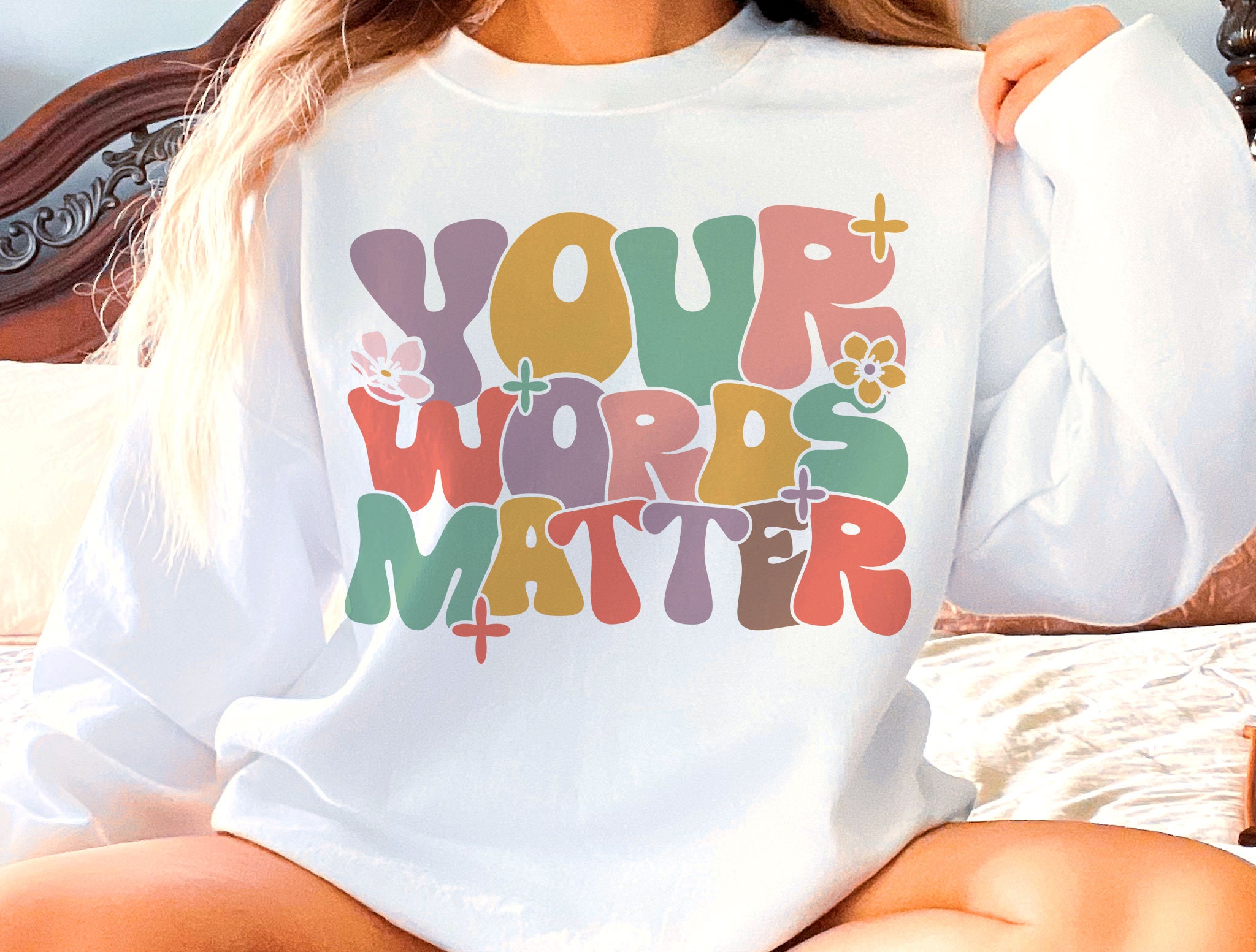 Your Words Matter PNG SPED Teacher Png Neurodiversity - Etsy