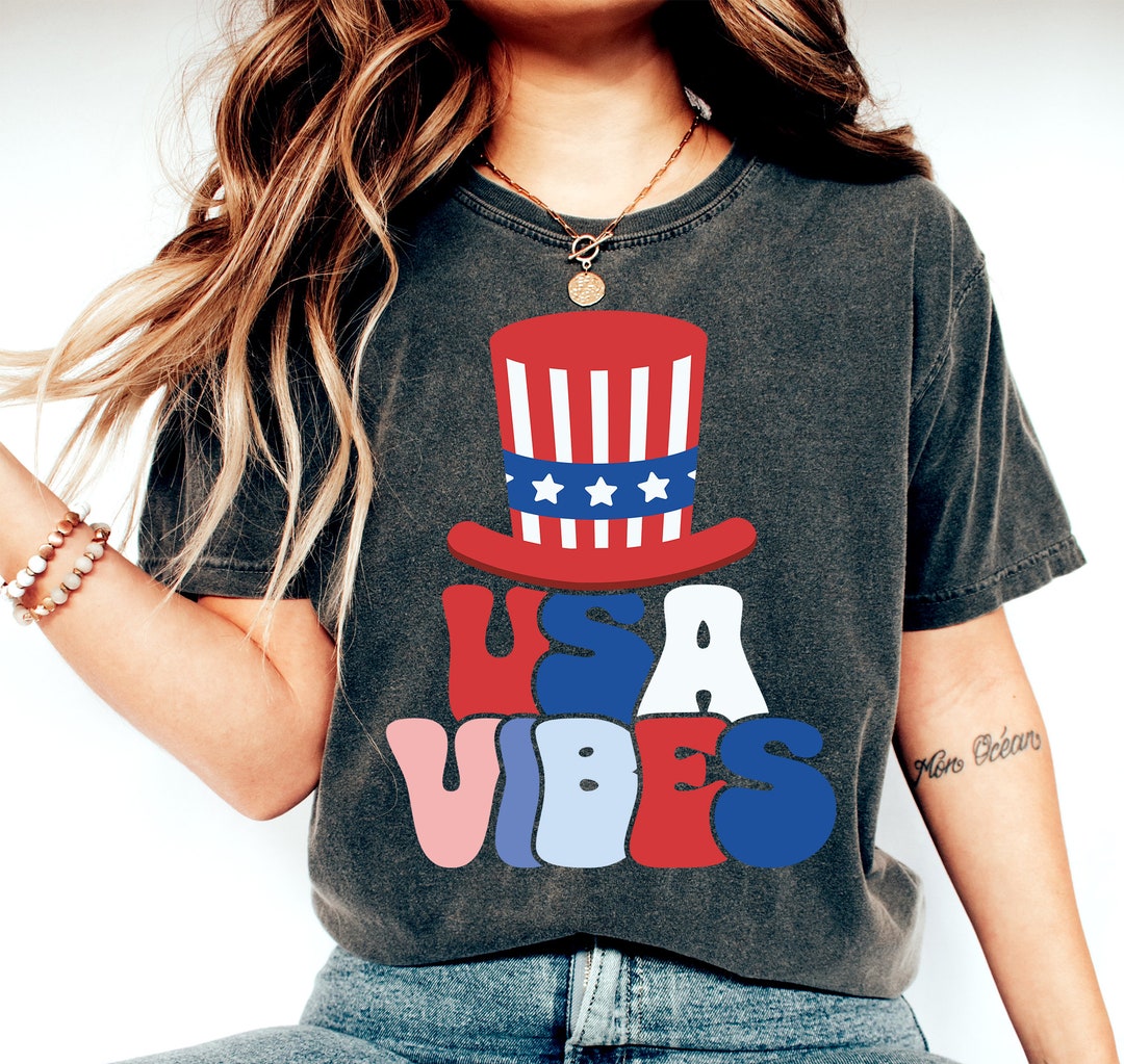 USA Vibes Png, American Hat Design, American Flag Design, 4th of July Design, Celebrating Png ...