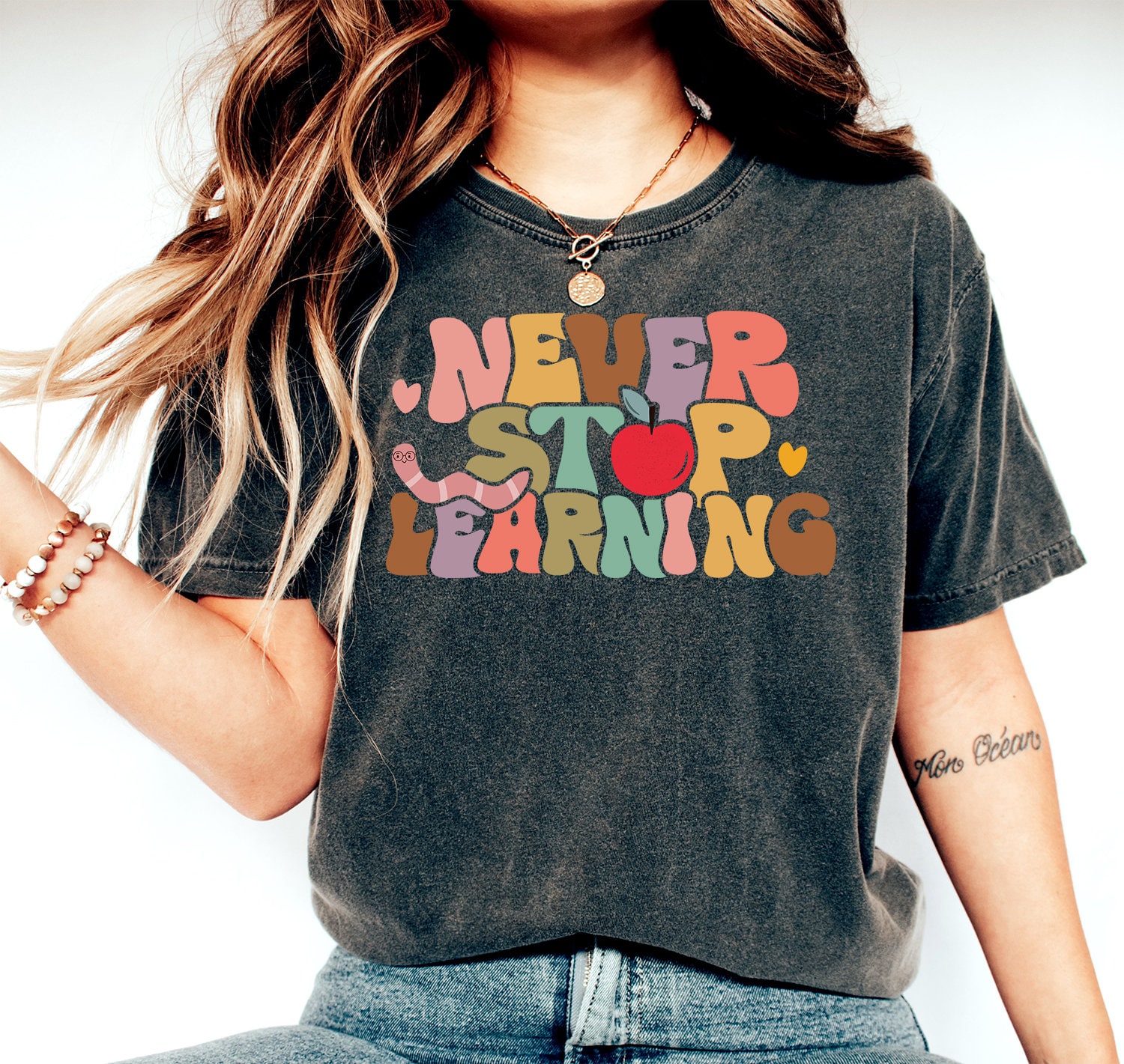 Never Stop Learning Png Teacher Life Png Teacher Gift Png - Etsy