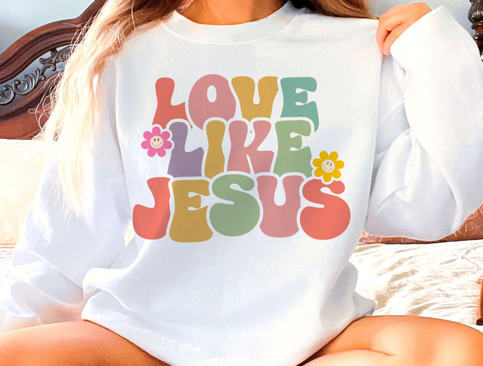 Love Like Jesus Png Groovy Jesus Png Retro Jesus Png - Etsy