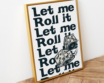 Let Me Roll It Dice - Etsy