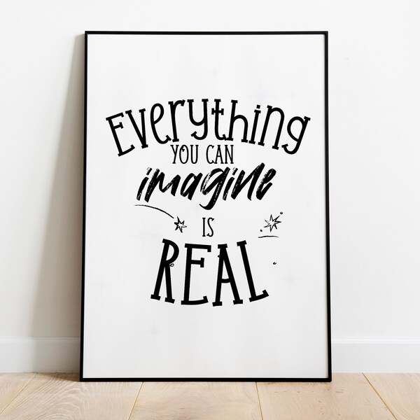 Imagine is Real - Etsy