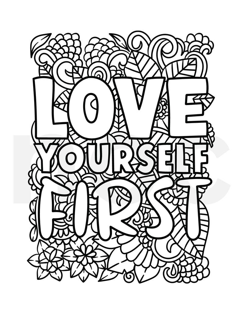 Motivational Coloring Sheets: 15 Pages With Positive and Motivational ...