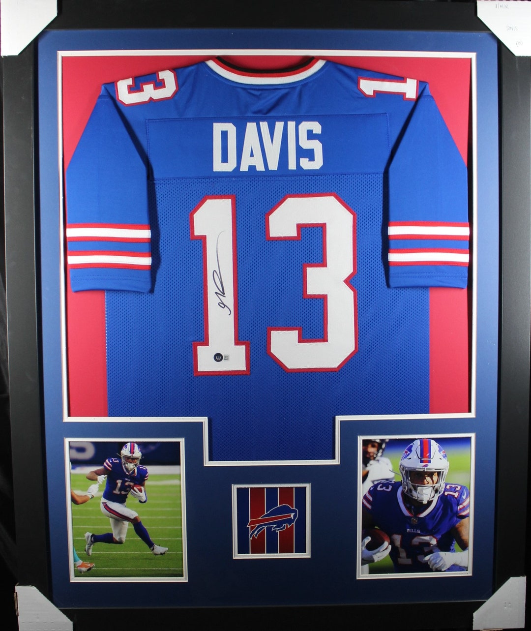 Gabriel Gabe Davis (buffalo Bills Blue Tower) Signed Autographed Framed ...