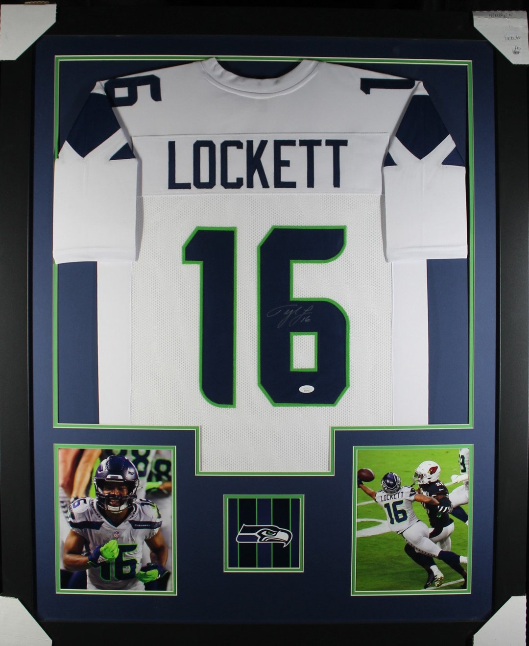Tyler Lockett seattle Seahawks White Tower Signed Autographed Framed ...