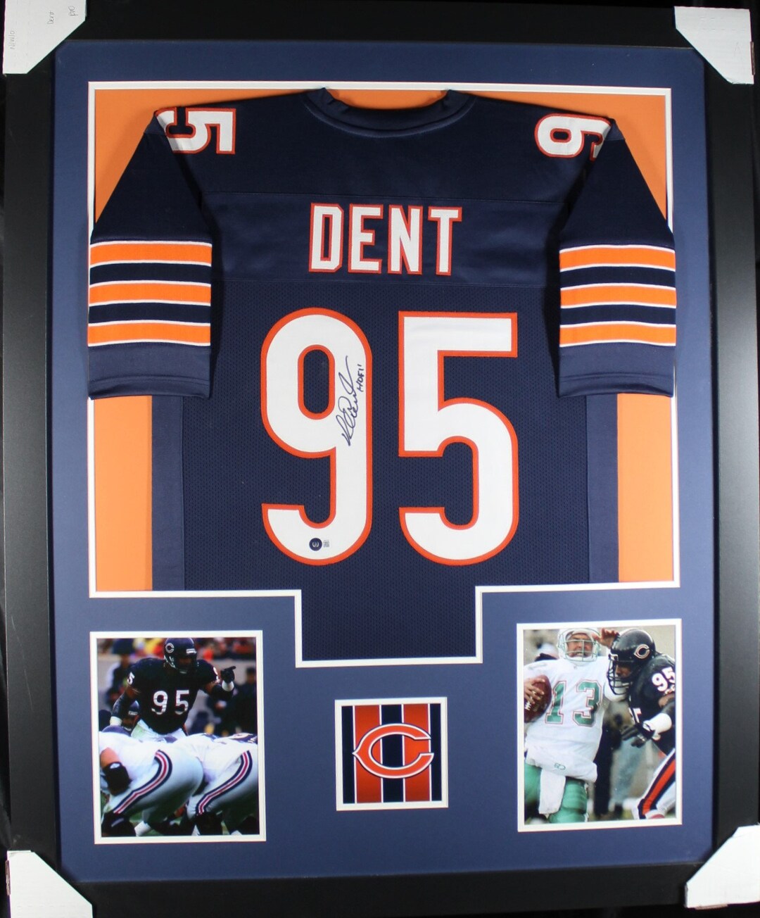 Richard Dent (chicago Bears Navy Tower) Signed Autographed Framed ...