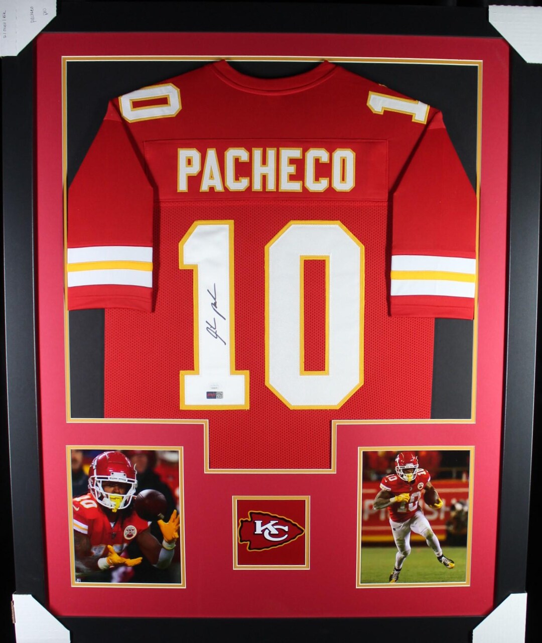 Isaiah Pacheco (chiefs Red Tower) Signed Autographed Framed Jersey ...