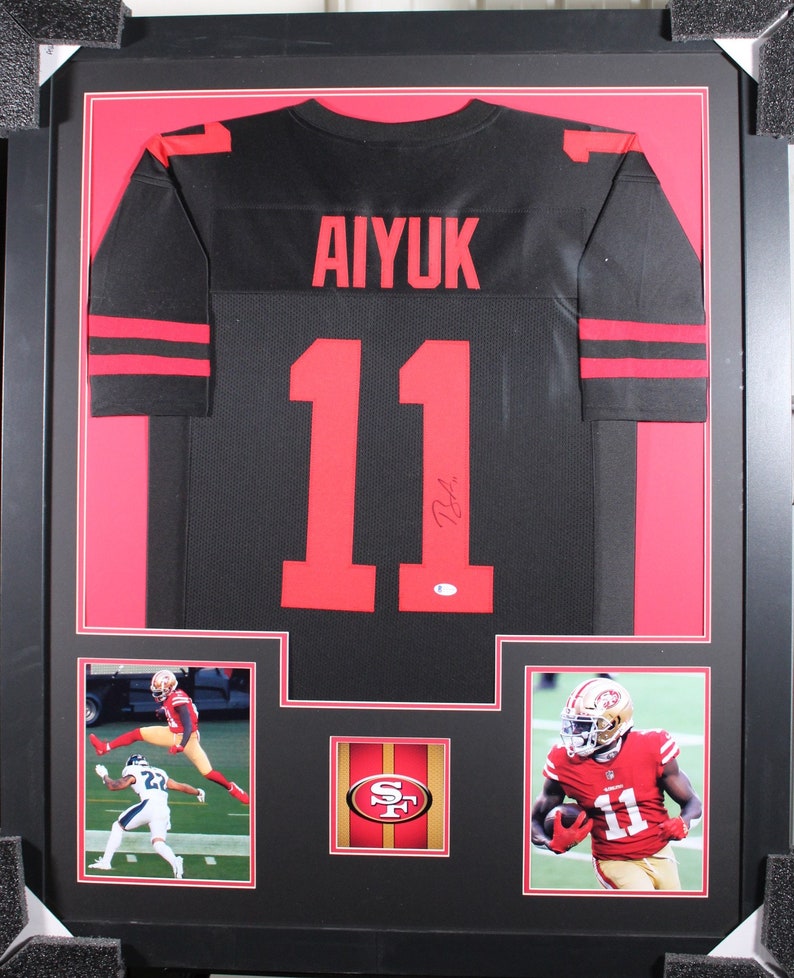 Brandon Aiyuk (san Francisco 49ers Black Tower) Signed Autographed ...