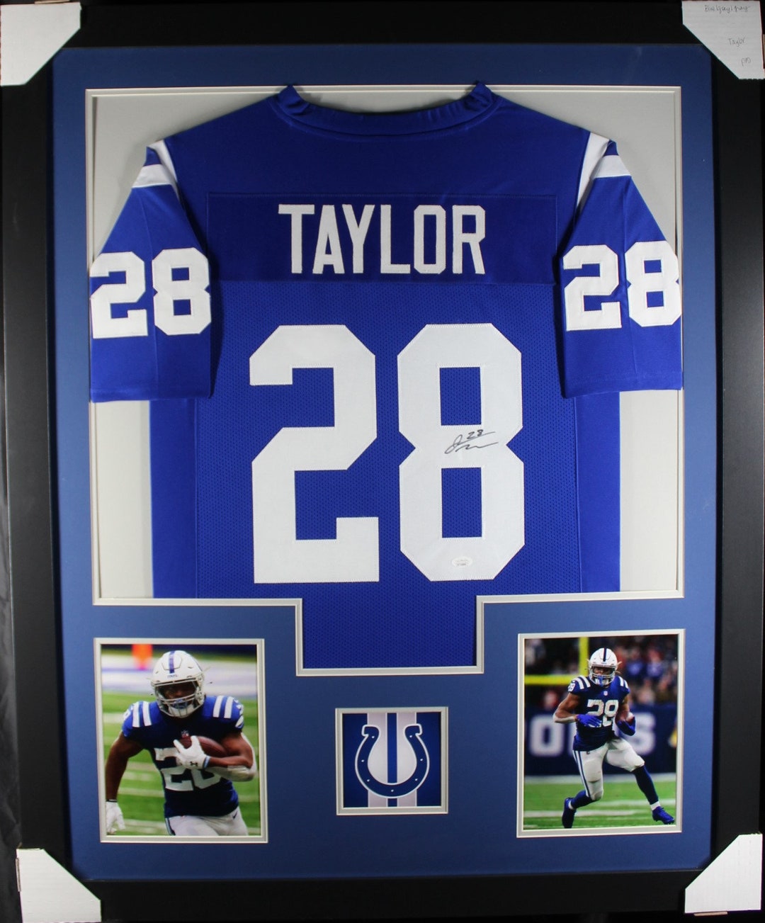 Jonathan Taylor (indianapolis Colts Blue Tower) Signed Autographed ...