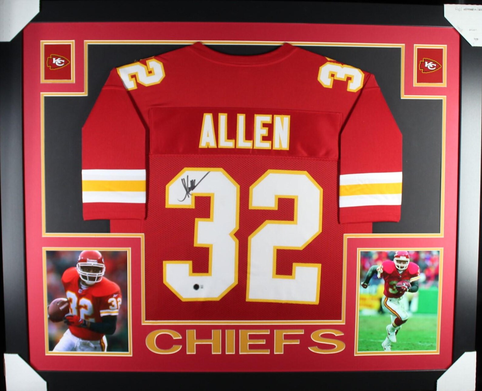 Marcus Allen (chiefs Red Skyline) Signed Autographed Framed Jersey Beckett Coa - Etsy