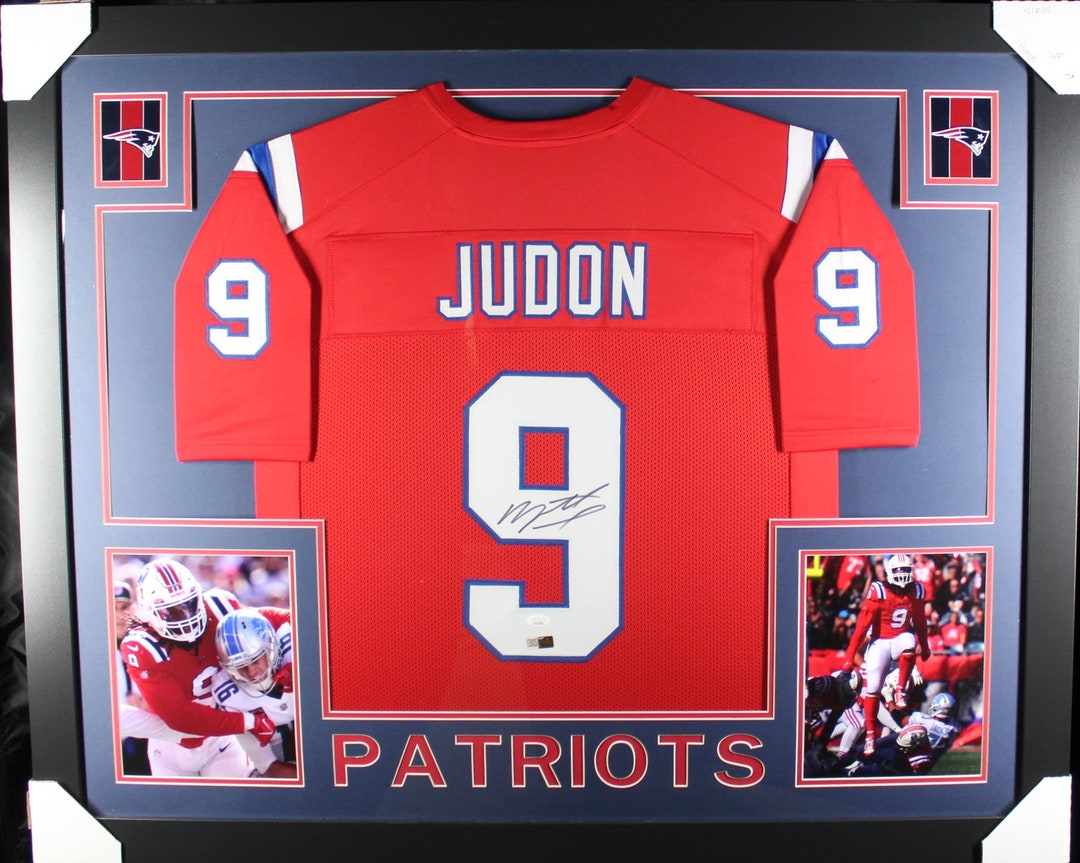 MATTHEW JUDON new England Patriots Red Skyline Signed Autographed ...