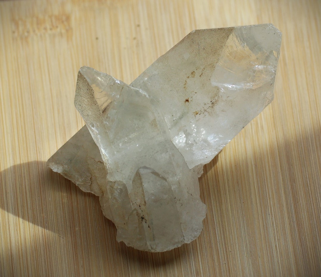 Unique Natural Raw Tibetan Quartz Crystal Point, Himalayan Clear ...