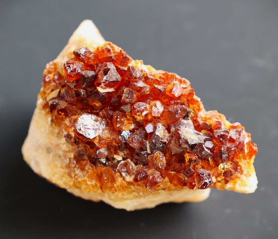 Natural Quality CITRINE Crystal Cluster, CITRINE Cluster Geode, CITRINE Druze, Healing Crystals ...