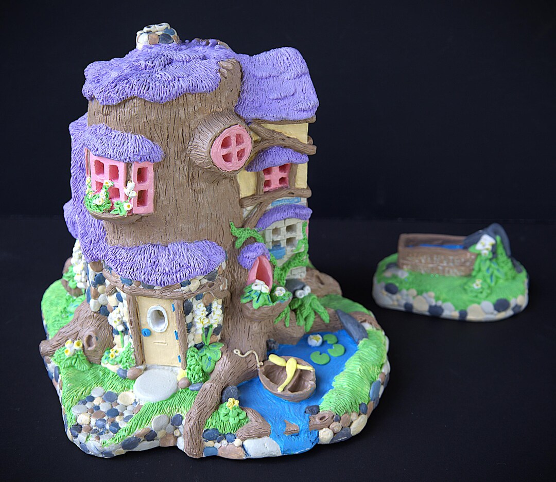 Easter Riverview Mansion Home Decoration | Vintage Hand-painted Gypsum ...