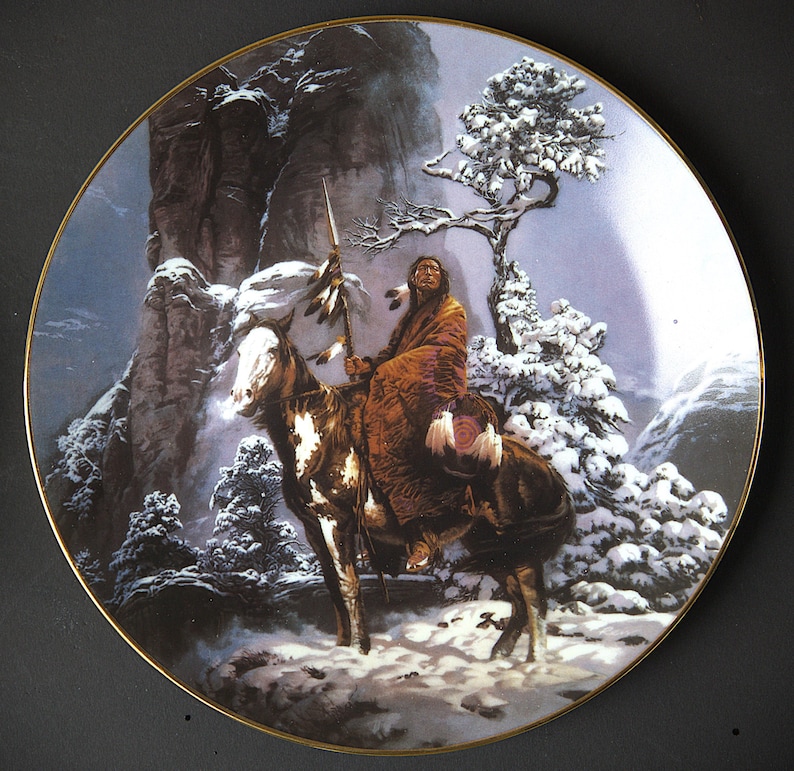 Native American Indian Collector Plates: 1992 Limited Edition Art by ...