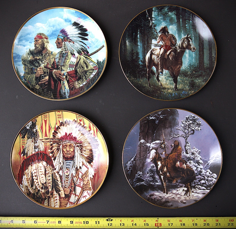 Native American Indian Collector Plates: 1992 Limited Edition Art by ...