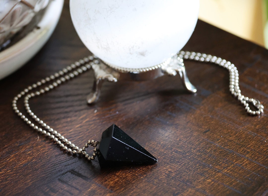Black Onyx Pendulum for Spiritual Healing, Best Black Onyx Pendulum for ...