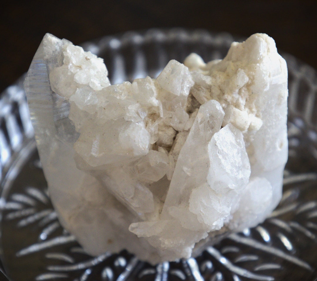 Beautiful Unique Natural Raw CRYSTAL QUARTZ Cluster Point, Crystal ...