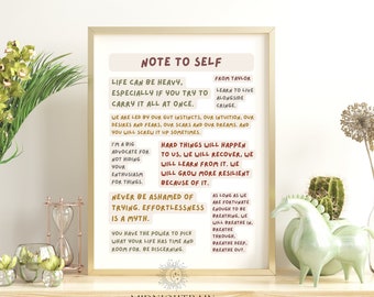 Life Lessons With Taylor Swift Lyrics Life Advice, Taylor Swift Wall ...