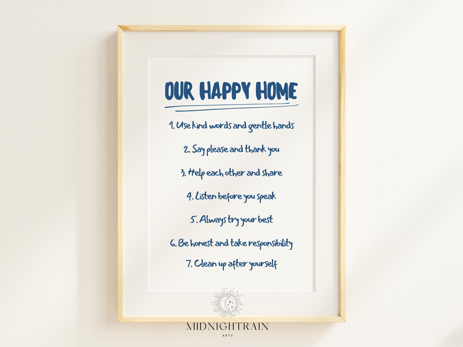 Our Happy Home House Rules Printable Family House Rules Dos and Dont ...