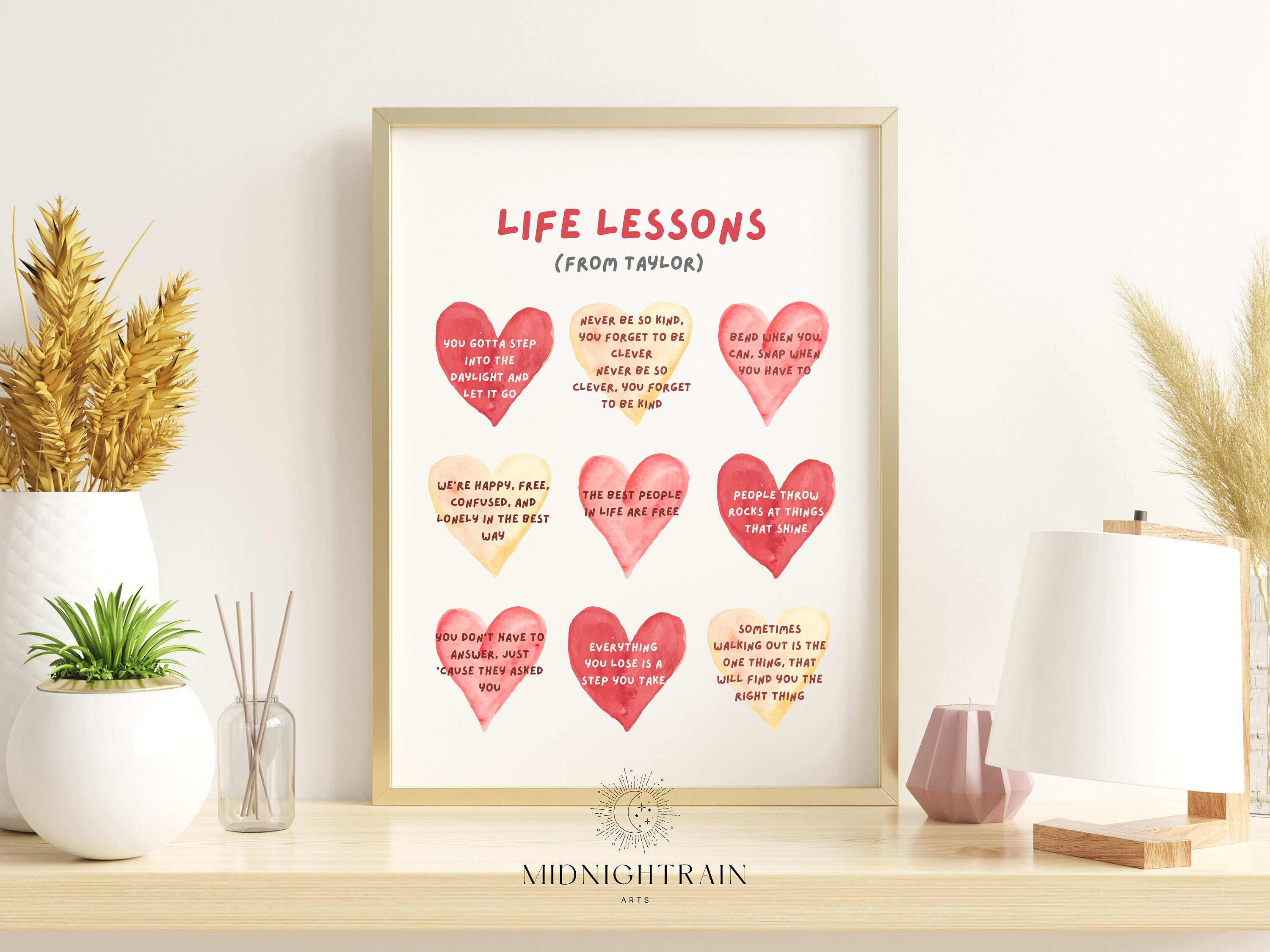 Life Lessons With Taylor Swift Lyrics | Life Advice, Taylor Swift Wall ...