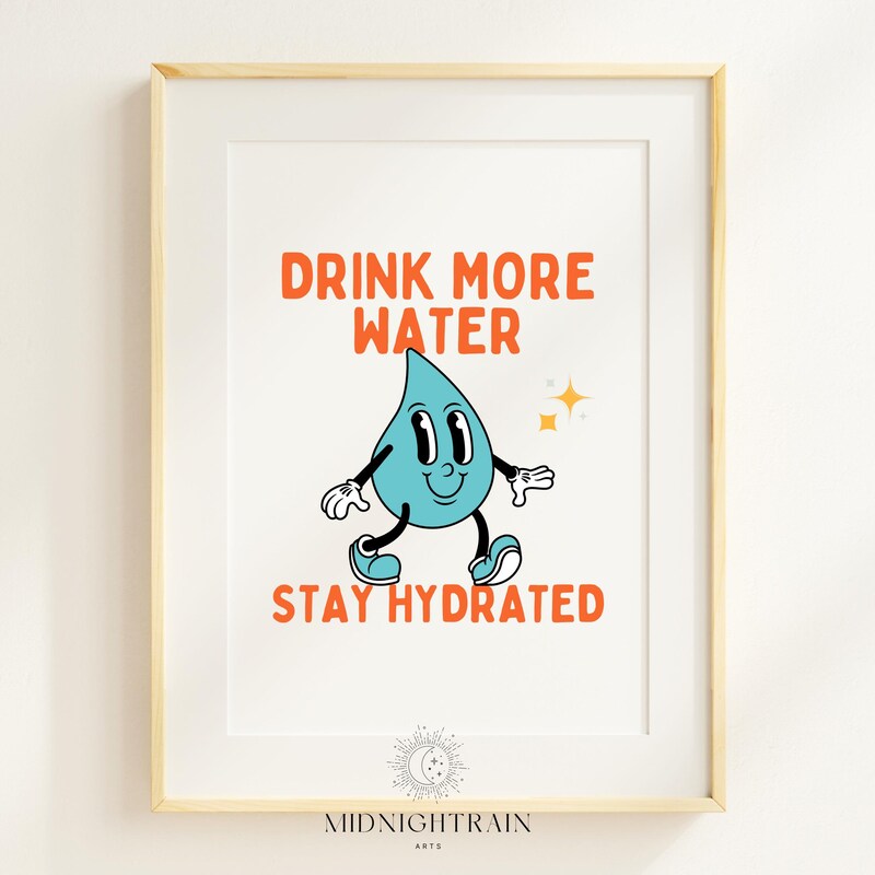 Stay Hydrated Poster - Etsy