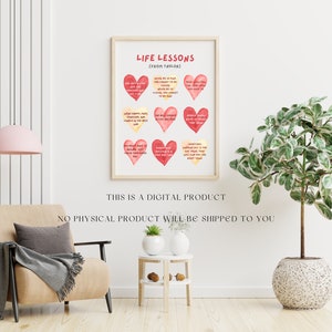 Life Lessons With Taylor Swift Lyrics | Life Advice, Taylor Swift Wall ...