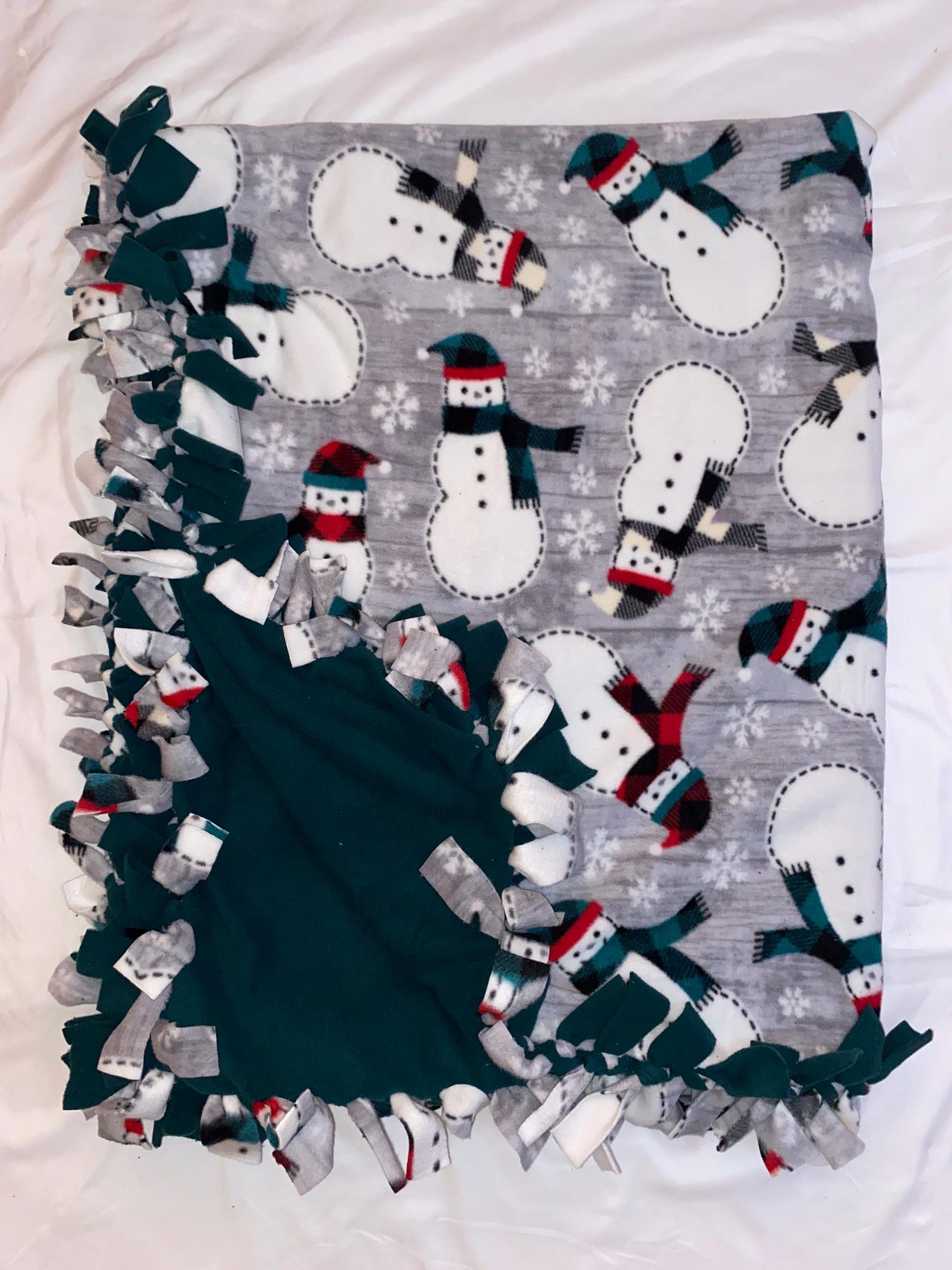 Fleece Tie Knot Blanket, Fleece Blanket, Adult Blanket, Soft Blankets ...