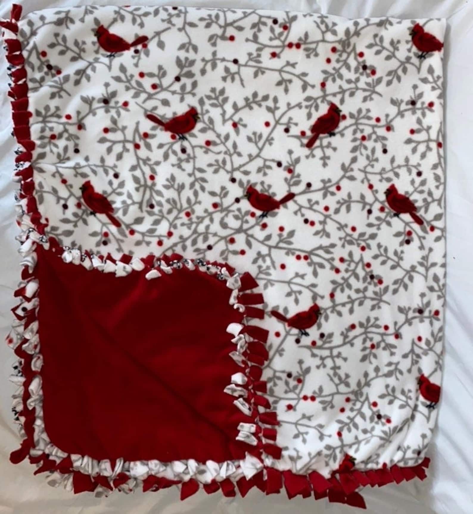 Fleece Tie Knot Blanket, Fleece Blanket, Adult Blanket, Soft Blankets, Couch Blankets, Gifts ...