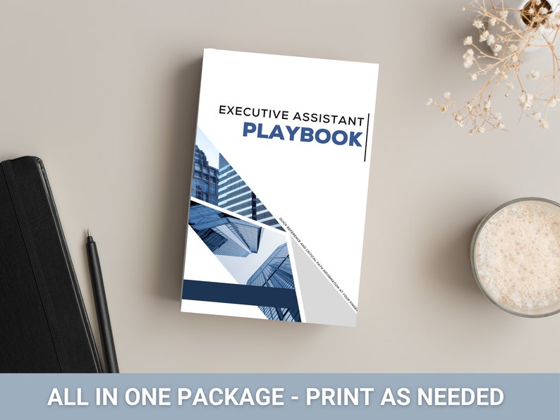 Executive Assistant Playbook Be on Top of Everything in One Place - Etsy