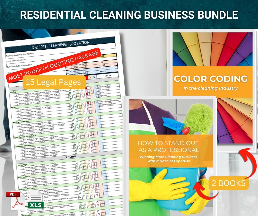 Ultimate Cleaning Business Success Kit: Pricing Tool & Expert Guides ...