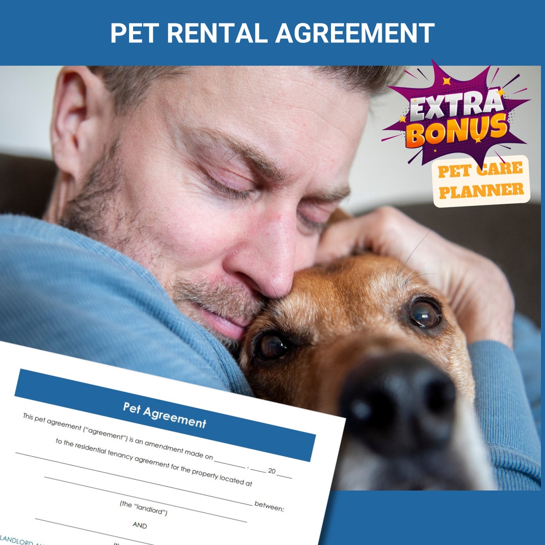 Pet Rental Agreement It's Their Home Too Expectations and ...