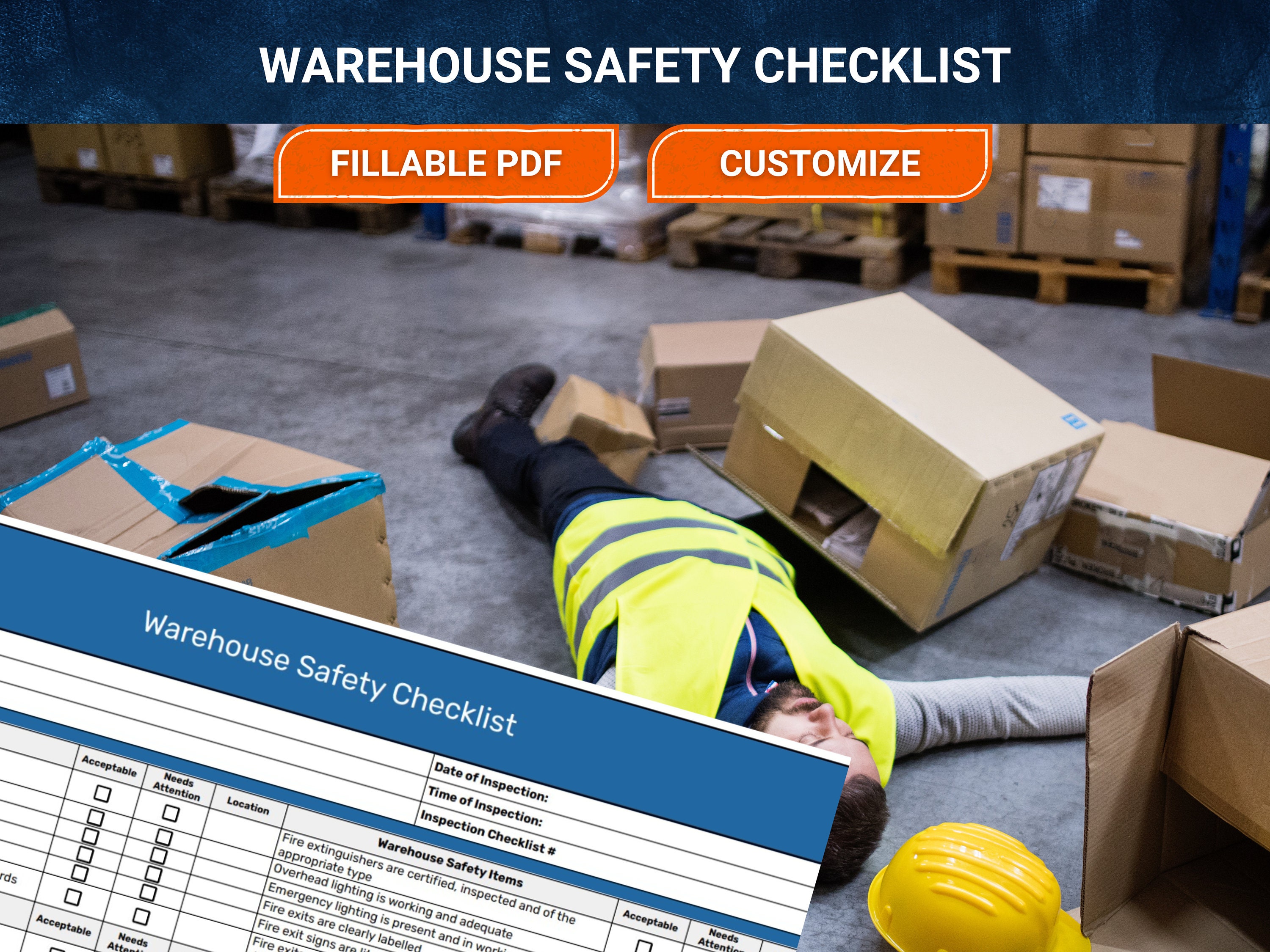 PDF Fillable - Warehouse Safety Checklist - Customize Your Template ...