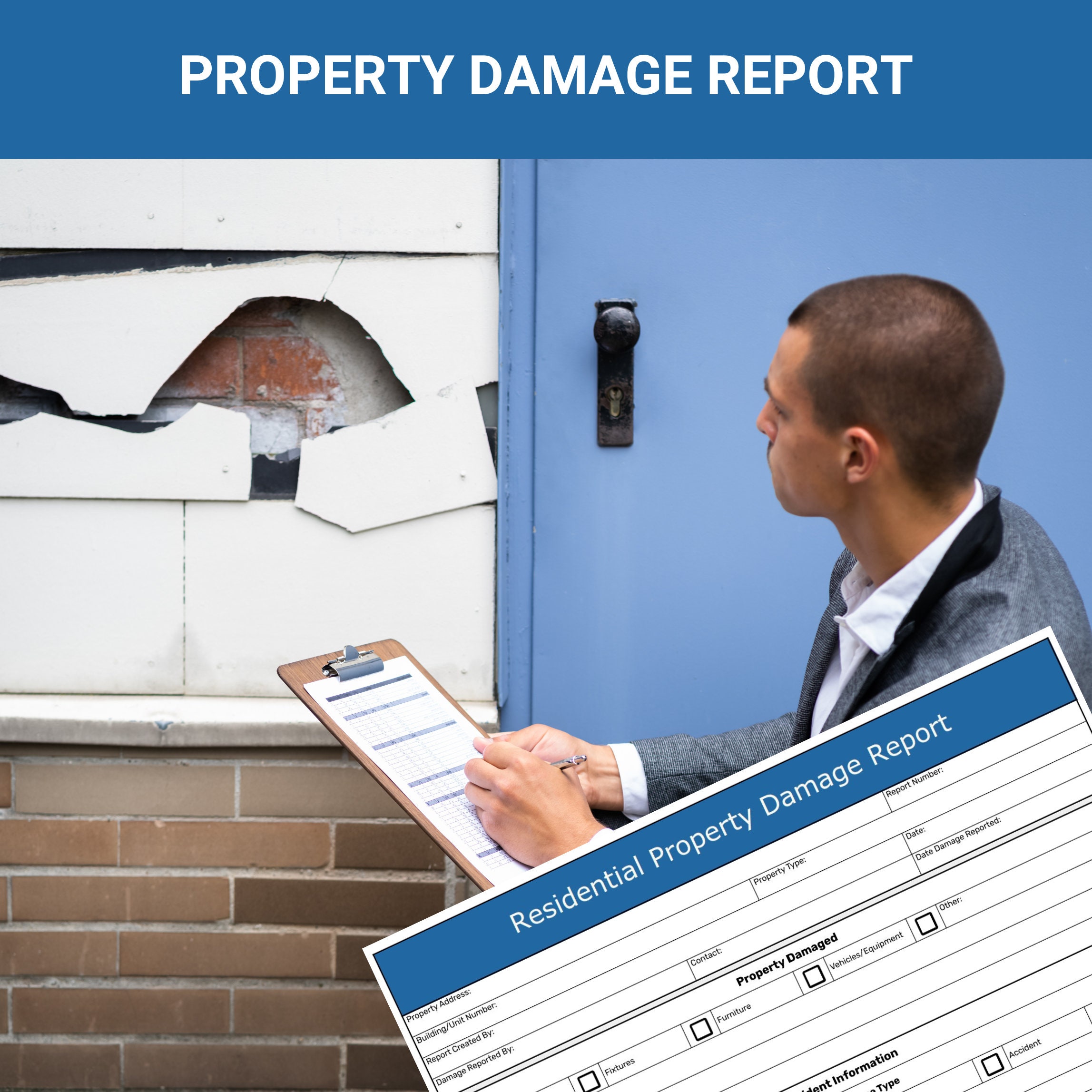 Property Damage Inspection Template - Etsy