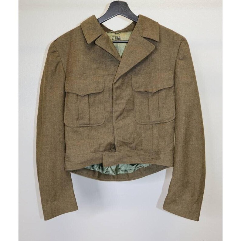 Vintage WWII WW2 US Army Enlisted WOOL Jacket & Trouser 40R 30x30 - Etsy