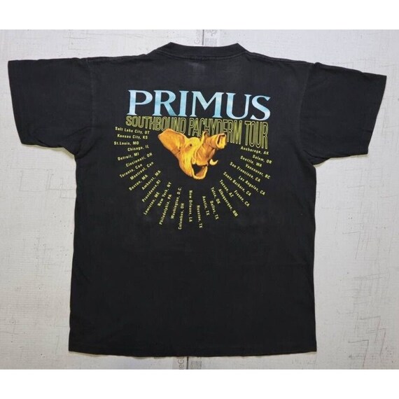 Vintage 90s PRIMUS Southbound Pachyderm 1995 Tour Shi… - Gem Vintage 90s PRIMUS Southbound Pachyderm 1995 Tour Shi… - Gem
