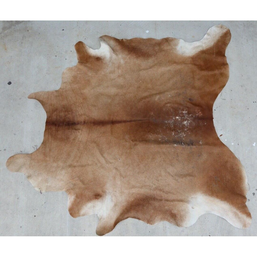 IKEA Koldby Brown Backbone COWHIDE RUG Made in Argentina Whole Hide - Etsy