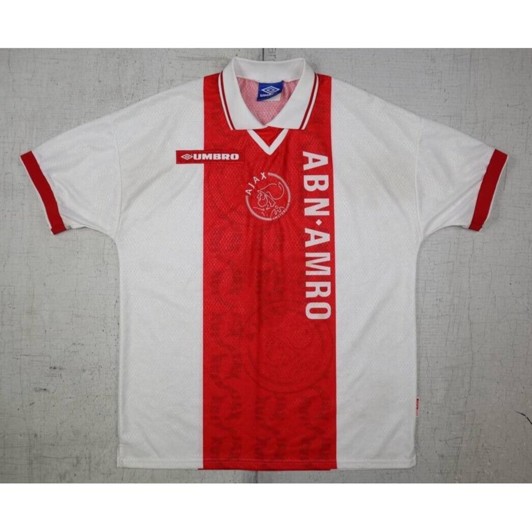 Vtg Ajax Amsterdam ABN AMBRO Umbro Home Polo Style Jersey Size XL - Etsy