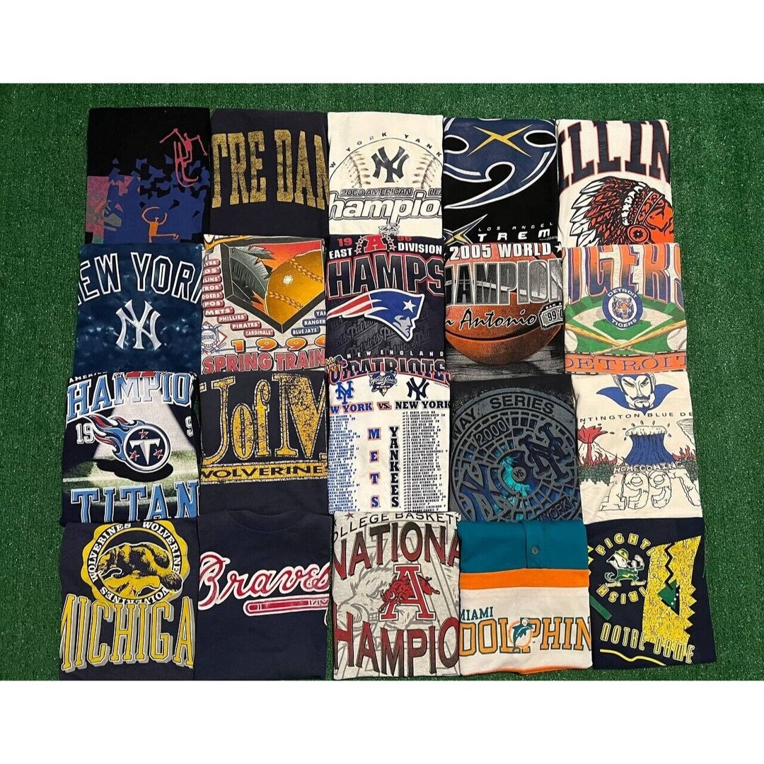 Vintage 90s Sports Salem Logo 7 Nba NFL Mlb Reseller Lot of 20 Mix SZS ...