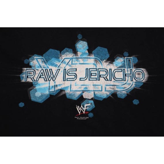 VINTAGE 1999 Chris Jericho Y2J “Raw is Jericho” Shirt… - Gem