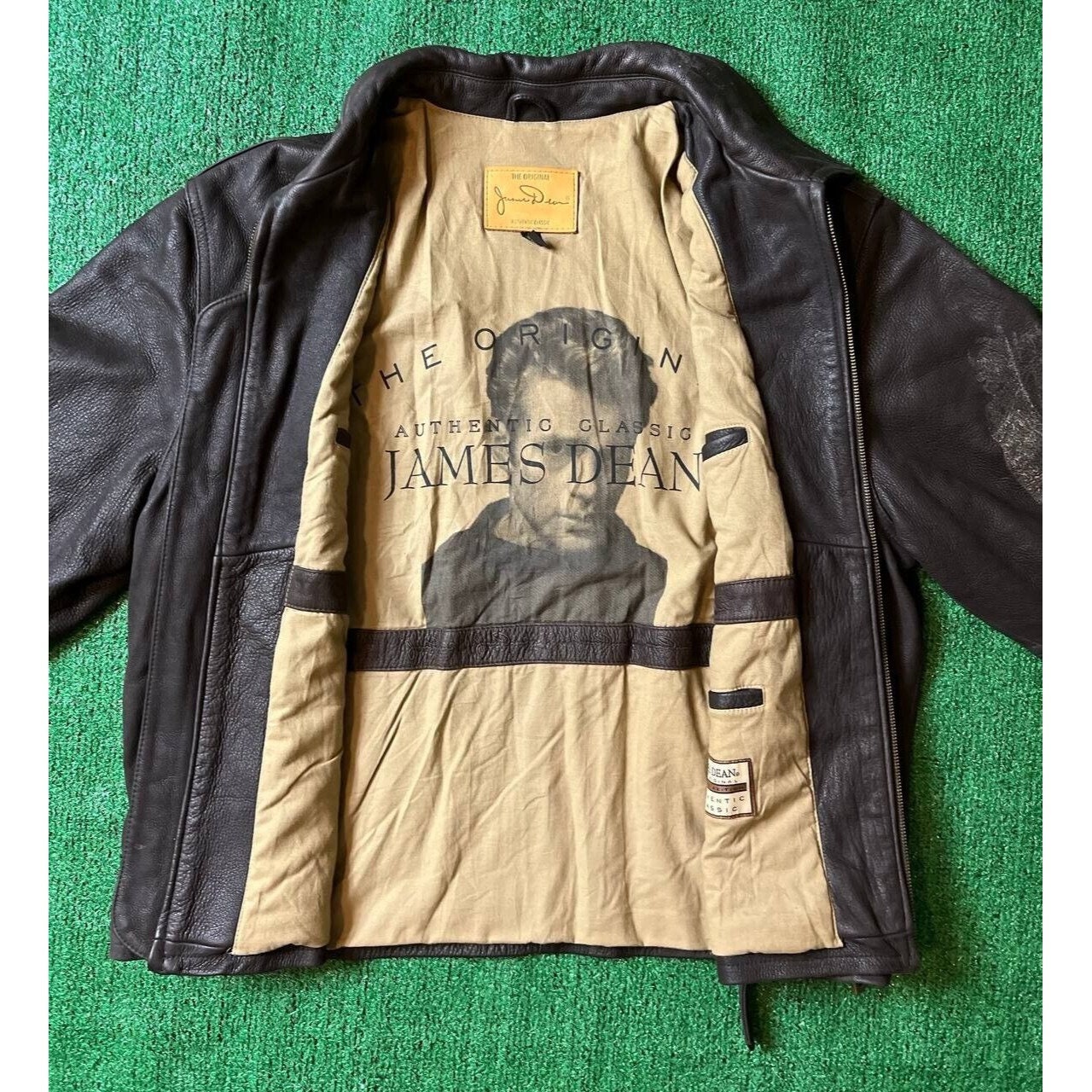 Vintage Original James Dean Leather Jacket Limited Edition Size XL - Etsy