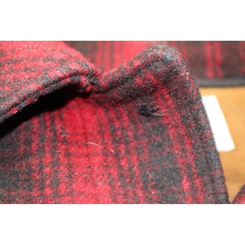 Vtg 70s WOOLRICH Mackinaw Plaid Hunting Jacket Wool Work USA Sz 40 - Etsy