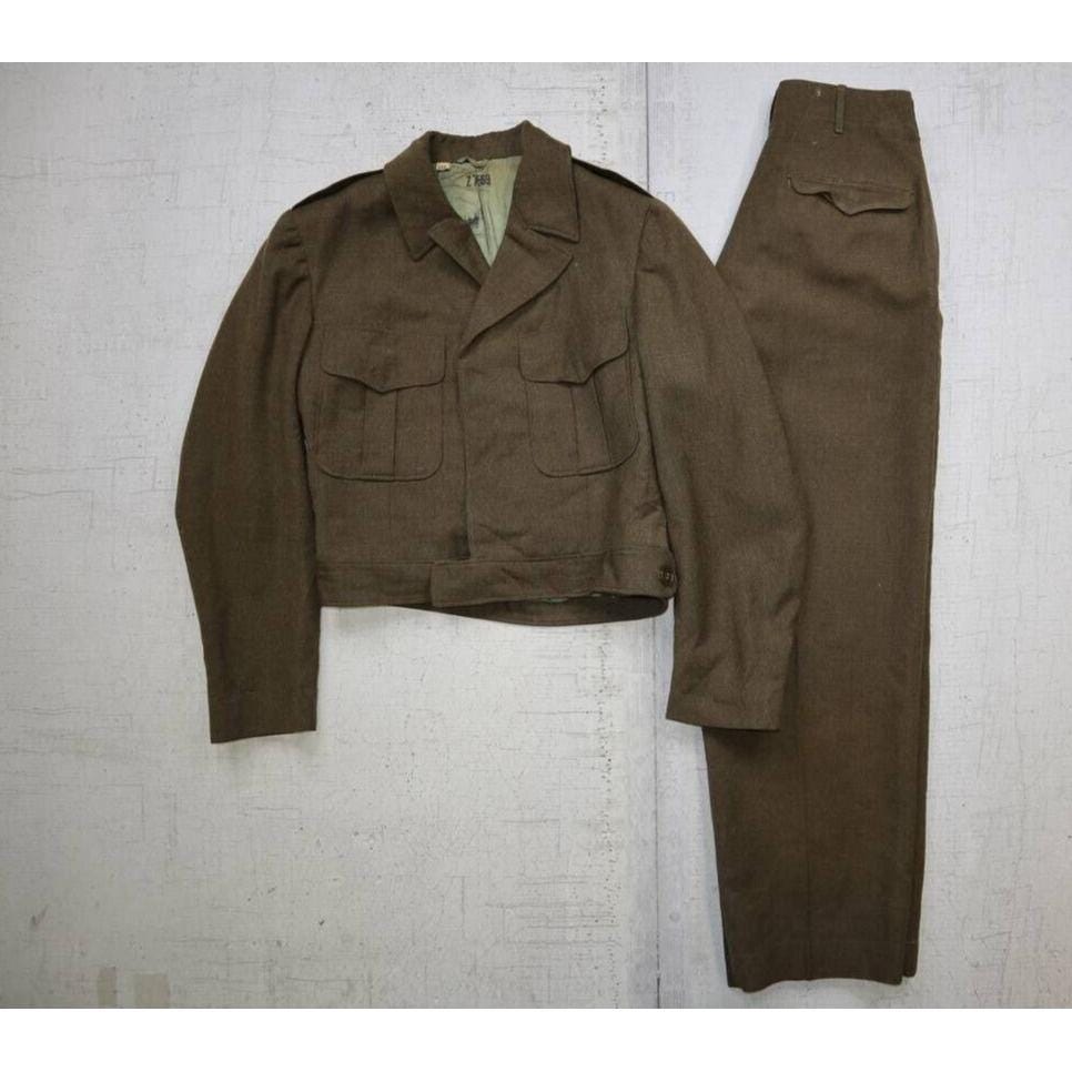 Vintage WWII WW2 US Army Enlisted WOOL Jacket & Trouser 40R 30x30 - Etsy