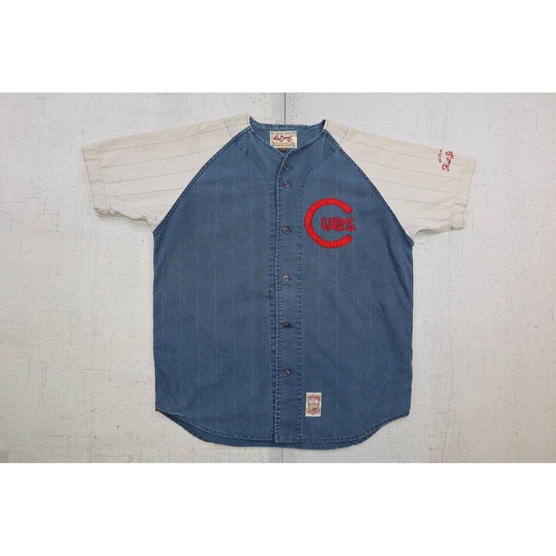 Vtg Chicago Cubs Mirage First String Cooperstown Collection Jersey Size ...