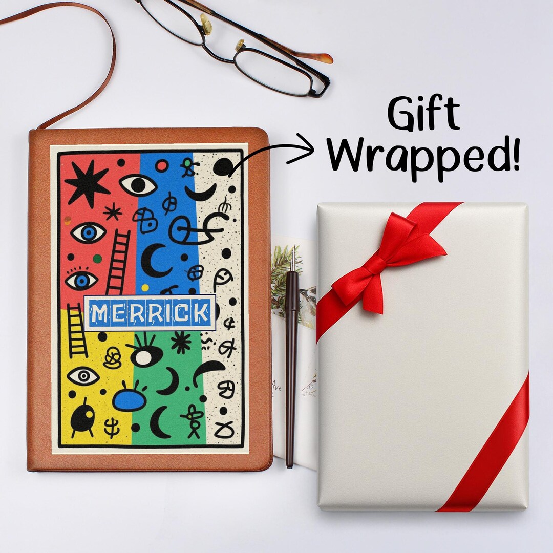 Easy Gifting | Personalized Vegan Leather Custom Graphic Journal: 80s ...